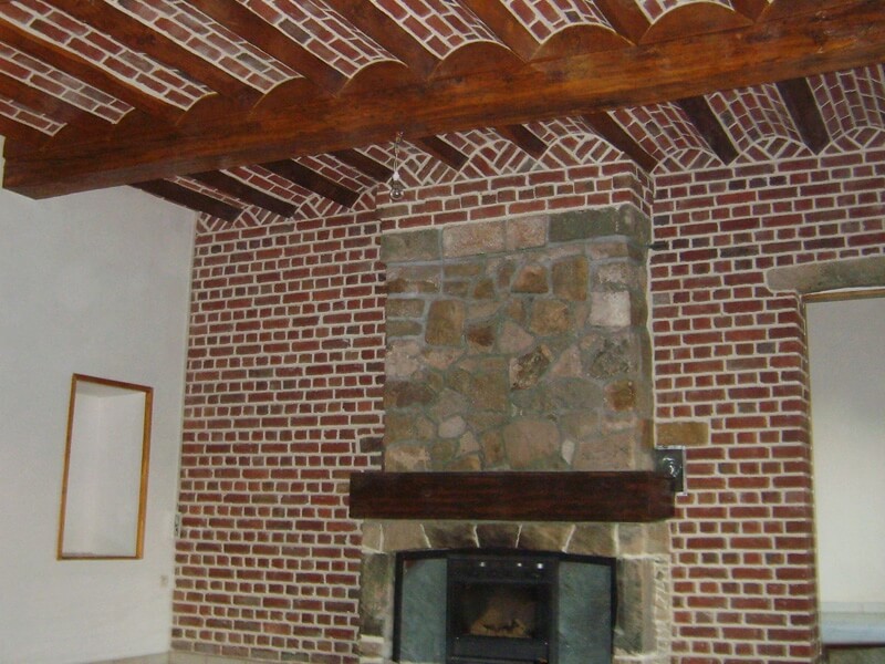Intérieur maison brique apparente, briques Briqueterie Chimot